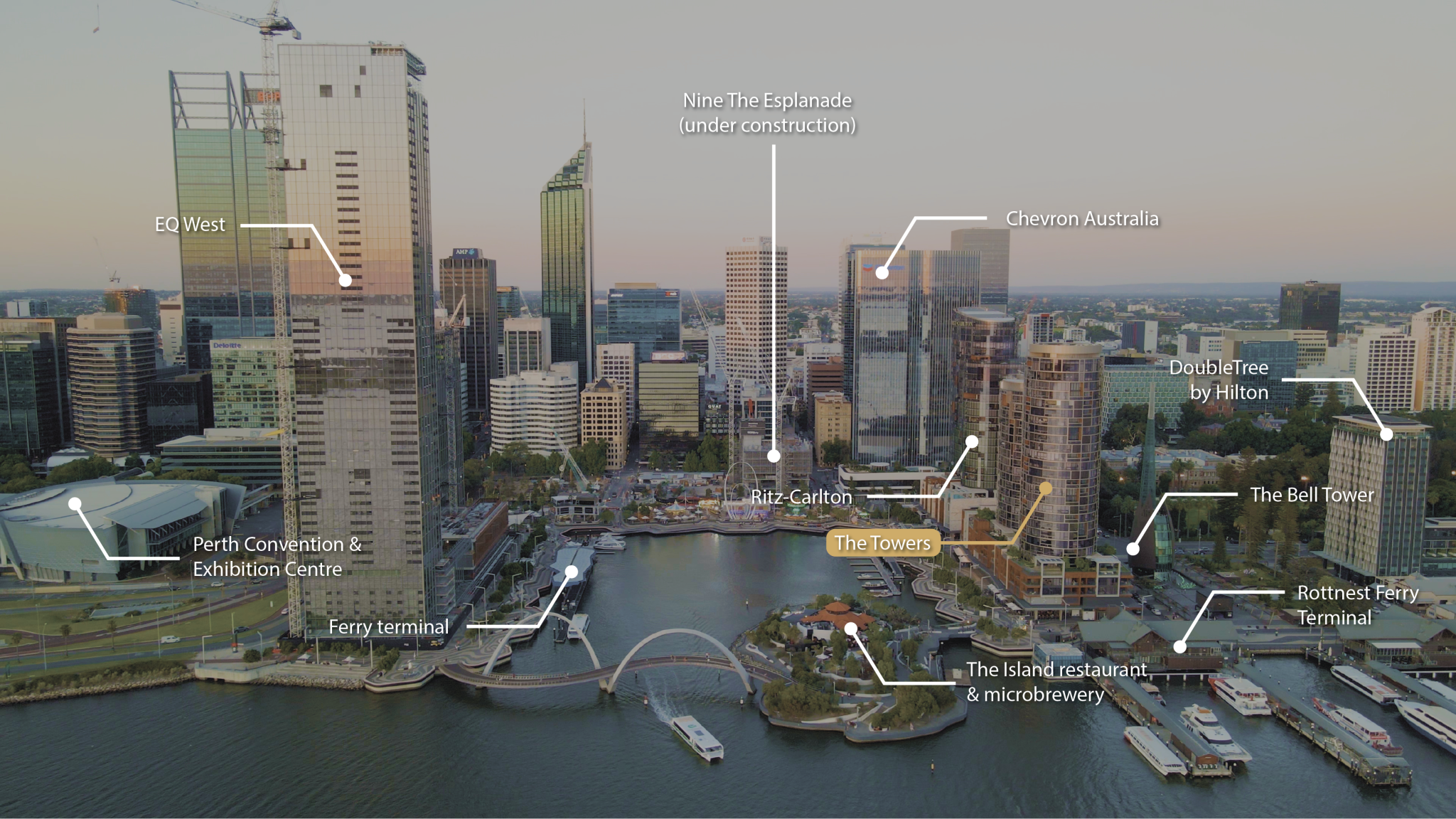 The Future of Elizabeth Quay - The Towers at Elizabeth Quay
